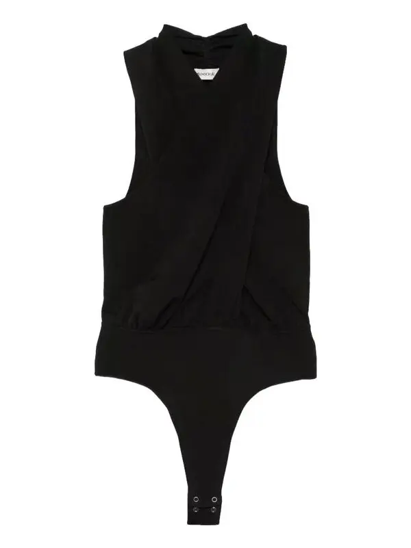 Simkhai Crossover Halterneck Bodysuit - Black
