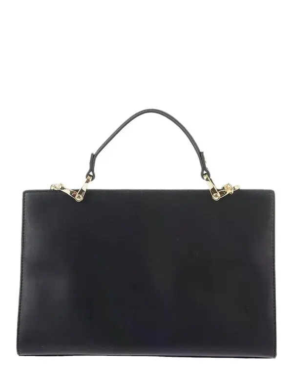 Moschino Plaque Chain-link Tote Bag - Black
