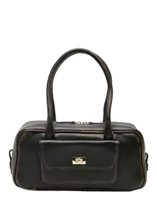 Sandro Ezmehralda Leather Shoulder Bag - Brown