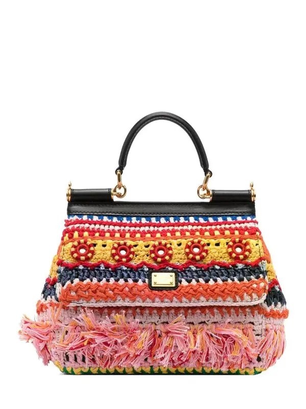 Dolce & Gabbana Sicily Carretto Bag - Red