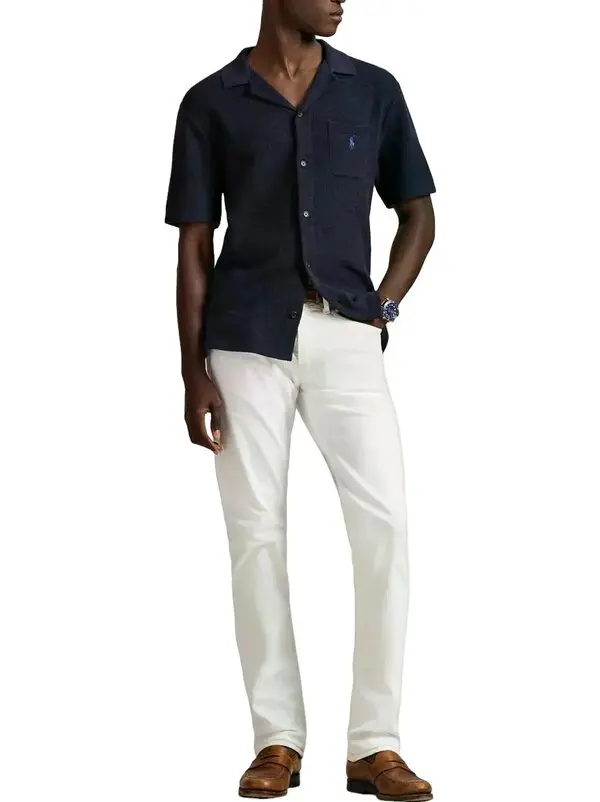 Polo Ralph Lauren Logo-embroidered Button-up Shirt - Blue