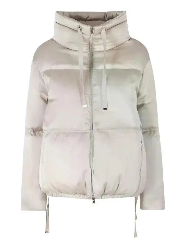 Herno Quilted High-neck Jacket - Neutrals