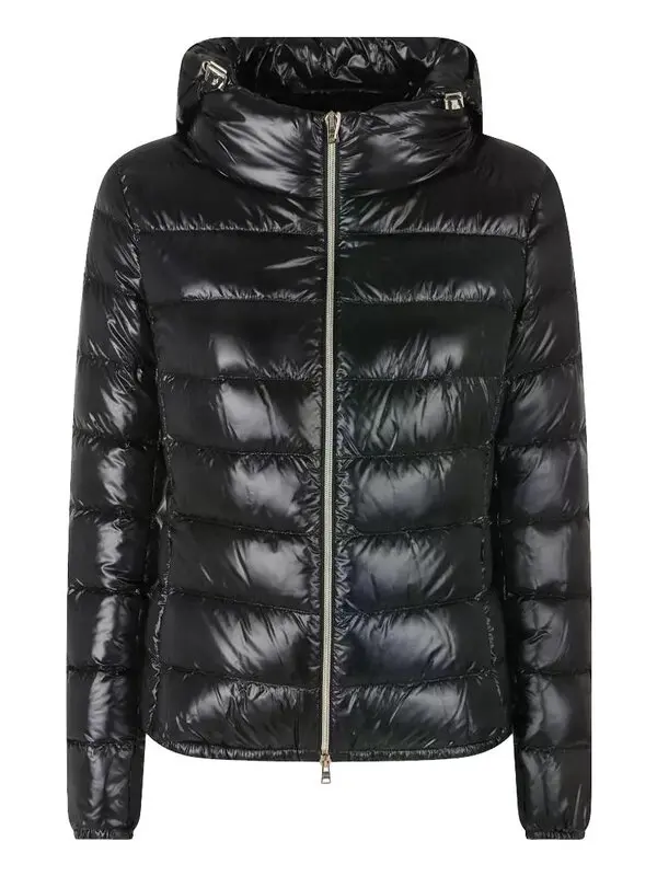 Herno Giada Hooded Padded Jacket - Black