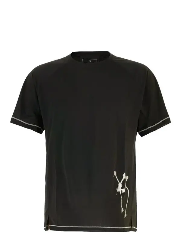 Adidas Logo-print T-shirt - Black