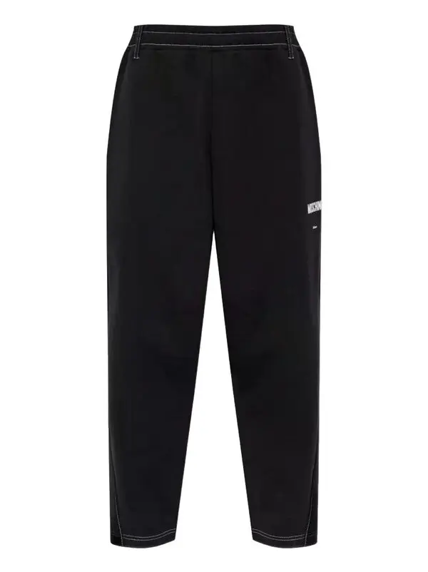 Moschino Contrast-stitch Track Pants - Black