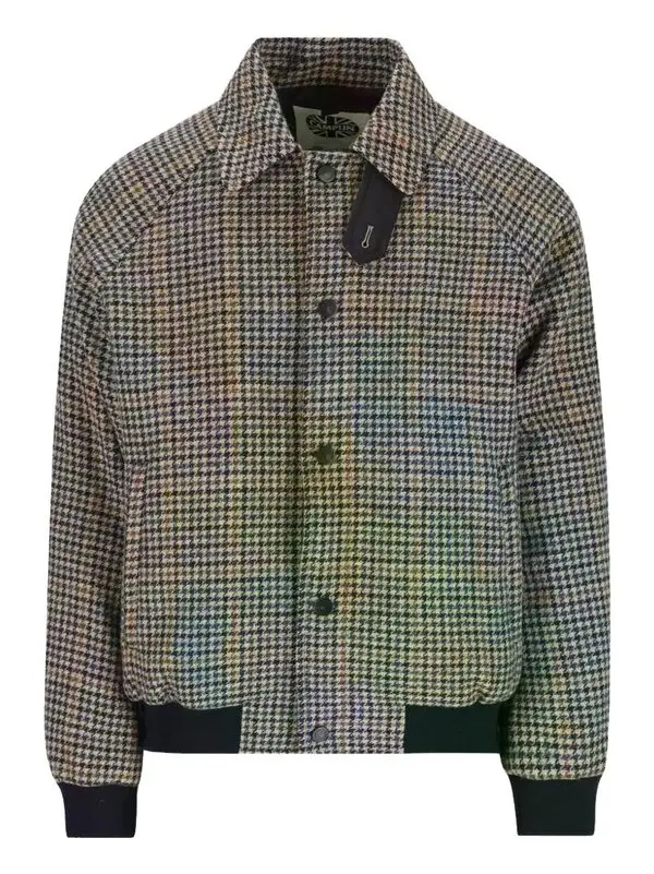 CAMPLIN Check-print Single-breasted Coat - Neutrals