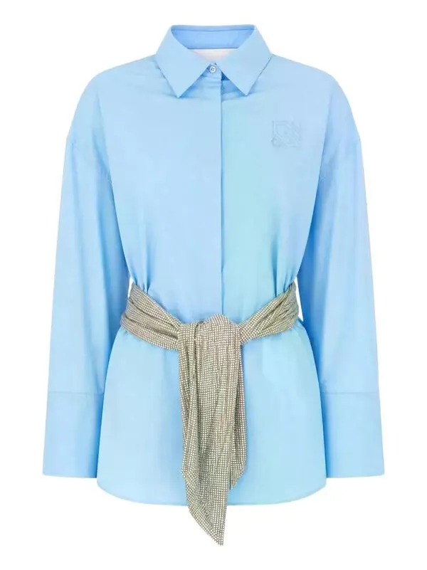 Giuseppe Di Morabito Backless Shirt - Blue