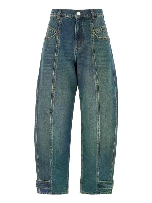 Isabel Marant Étoile Button-cuff Jeans - Blue