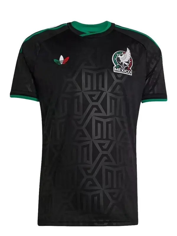 Adidas Mexico 26 Geometric-pattern T-shirt - Black