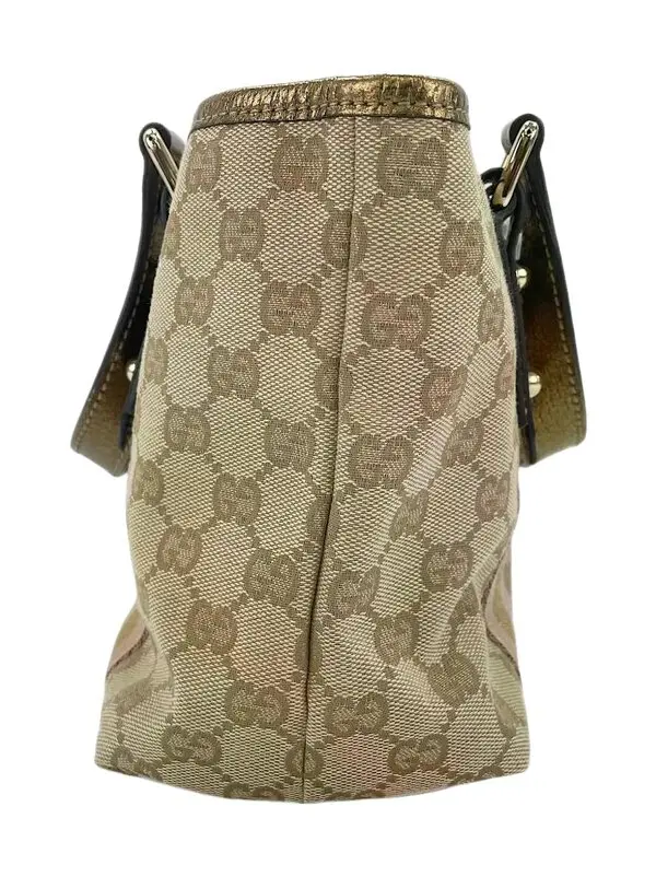 Gucci 2000s Sherry Line Monogram Canvas Handbag - Neutrals