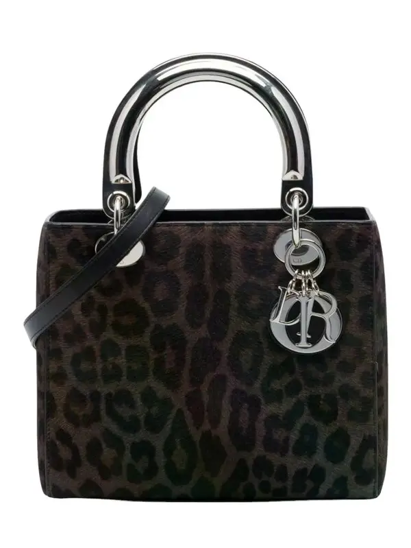 Dior Medium Lady Satchel - Brown