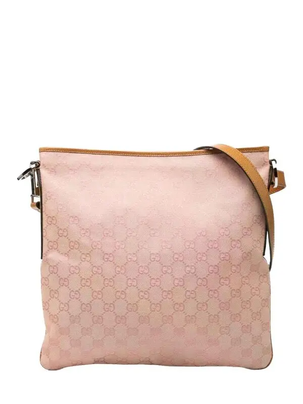 Gucci Gg Canvas Crossbody Bag - Pink