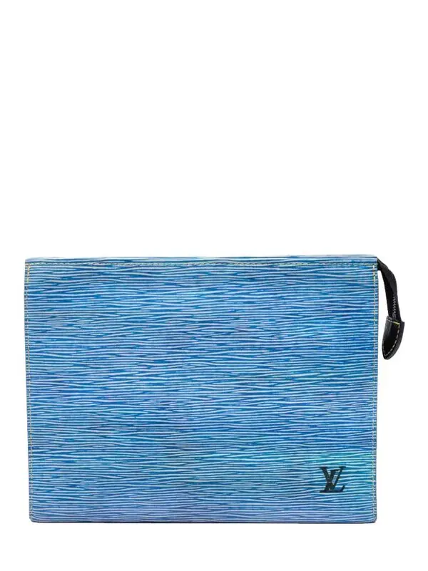 LOUIS VUITTON 2017 Epi Denim Toiletry Pouch 26 - Blue