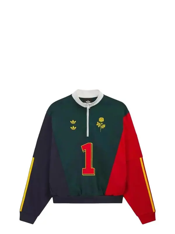 Adidas X Chavarria Watsonville Quarter-zip Sweatshirt - Green