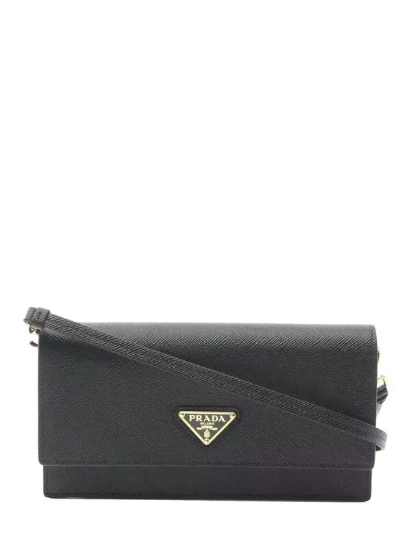 Prada Saffiano Crossbody Bag - Black