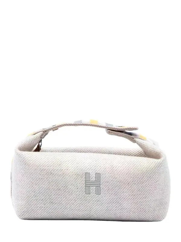 Hermès Wool Bride A Brac Au Carre Case Vanity Bag - Neutrals