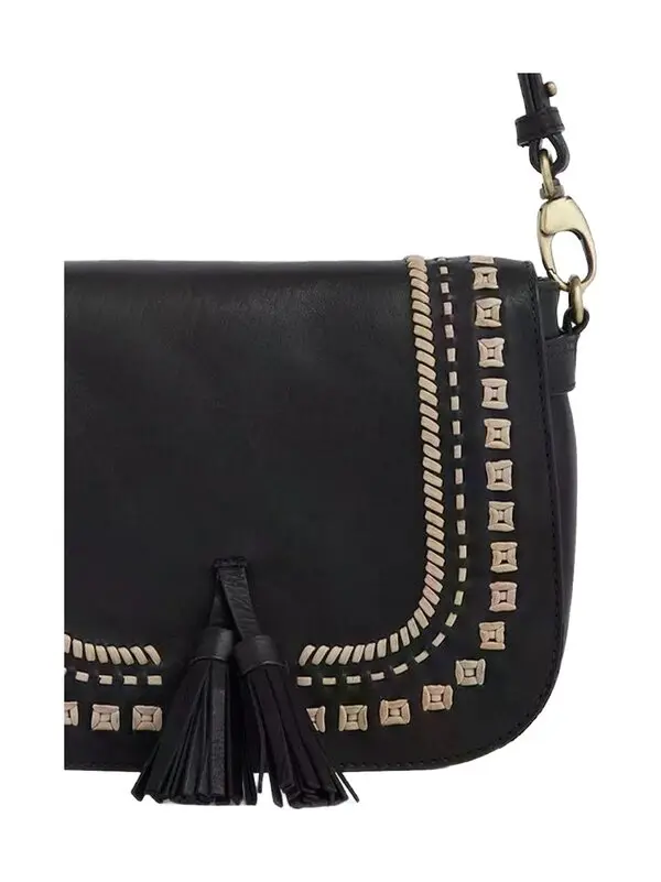 OSPREY Dakota Embellished Shoulder Bag - Black