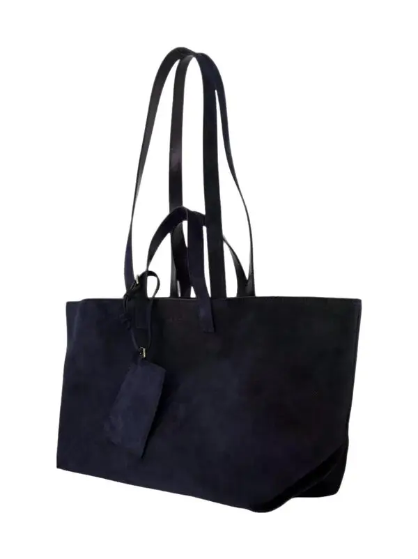 A.p.c. Le Drummer Suede Shoulder Bag - Blue