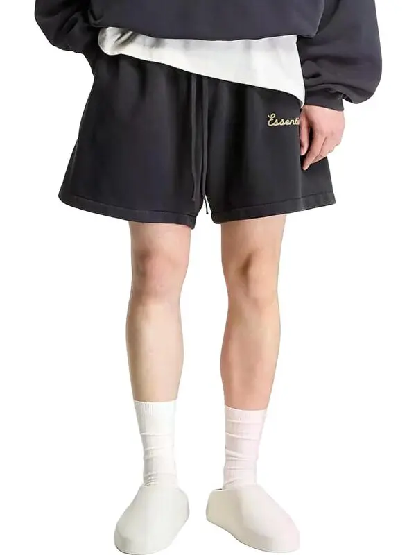 Fear Of God Relaxed Fit Drawstring Shorts - Black