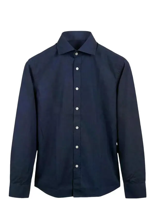 BASTONCINO Long-sleeve Button-down Shirt - Blue