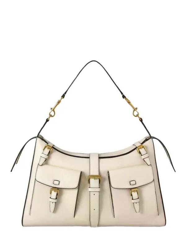 Mulberry Roxanne Buckle Shoulder Bag - Neutrals