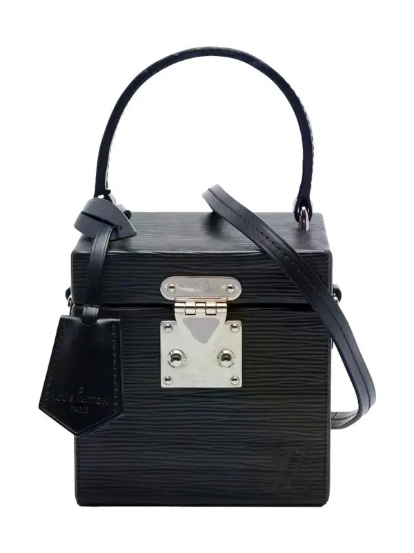 LOUIS VUITTON Epi Bleecker Box Satchel - Black