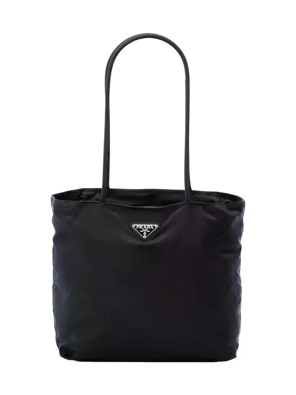 Prada Tessuto Zip Top Tote Bag - Black