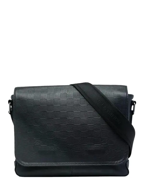 LOUIS VUITTON Damier Infini District Crossbody Bag - Black