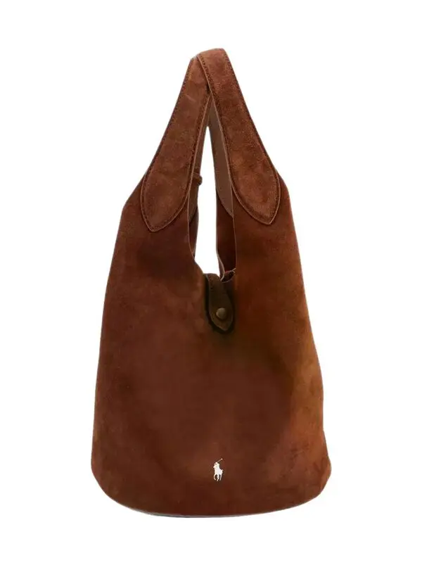Polo Ralph Lauren Suede Shoulder Bag - Brown