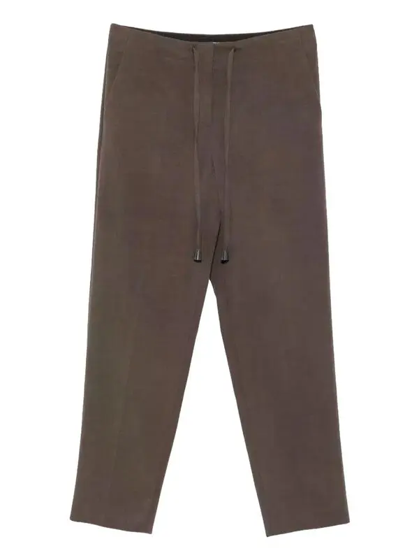 Giorgio Armani Drawstring Trousers - Grey