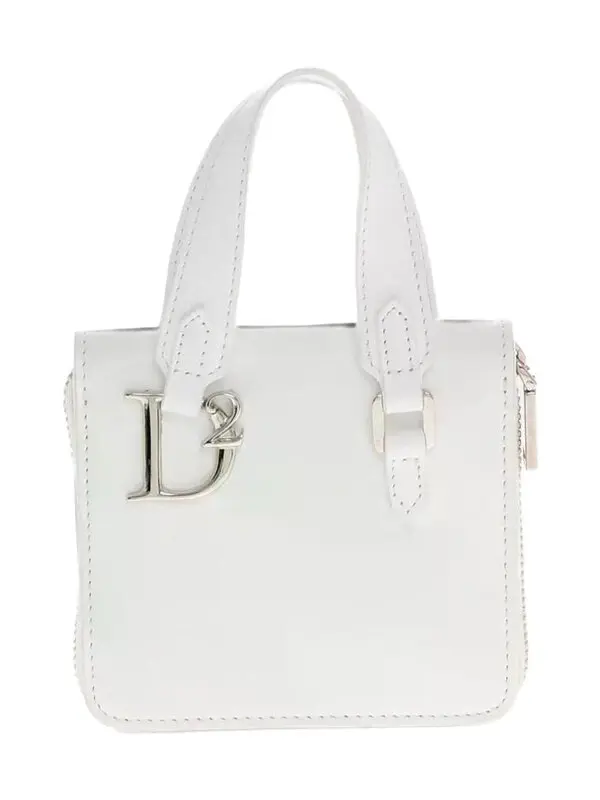 Dsquared2 Leather Wallet With Plaque - White