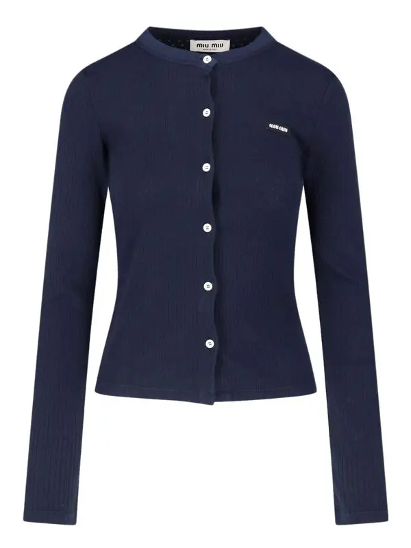 Alexander Wang Button Cardigan - Blue