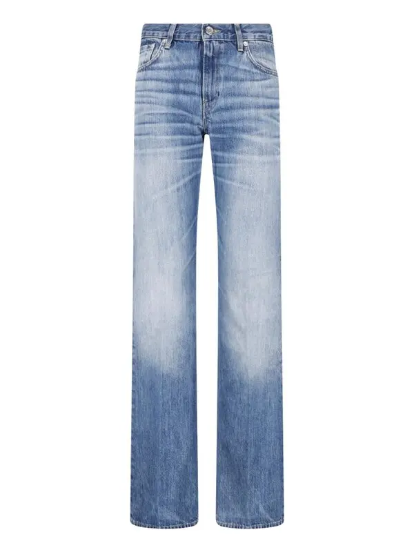 HAIKURE Flora Straight Leg Jeans - Blue