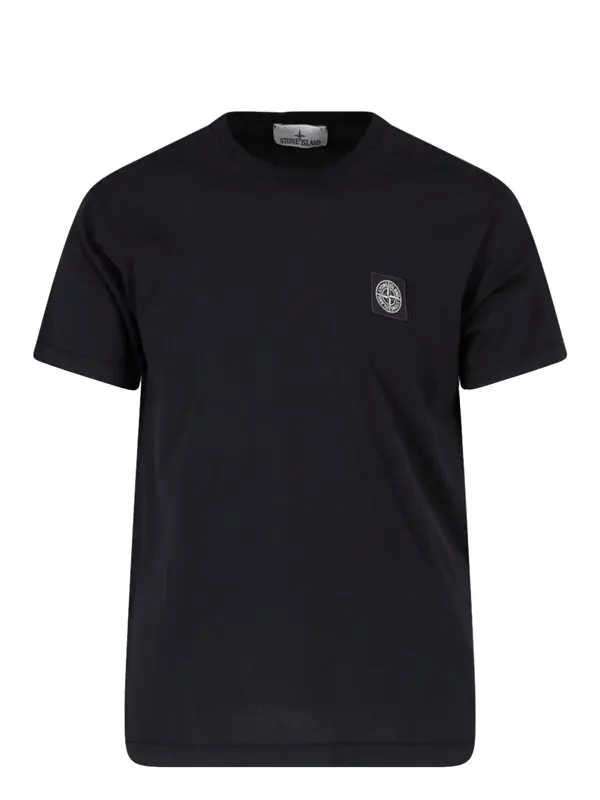 GOLDEN GOOSE Cotton Logo T-shirt - Black