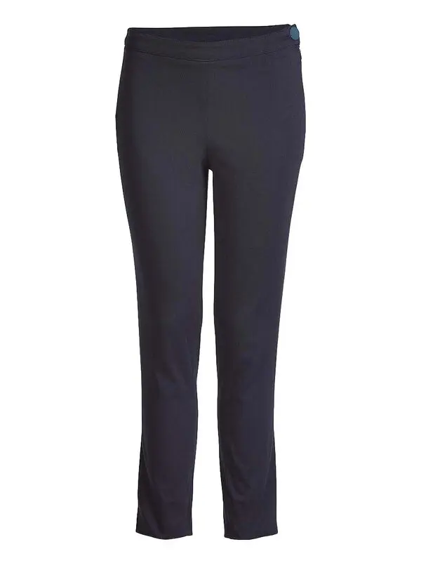 CONQUISTA Slim Fit Gabardine Pants - Blue