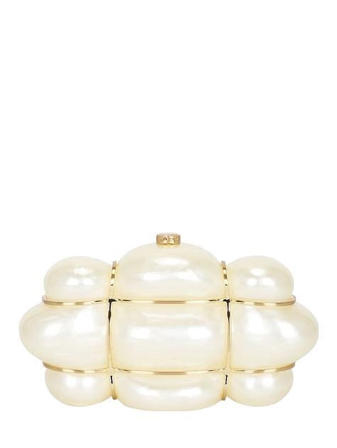 Cult Gaia Bolla Clutch - Ivory