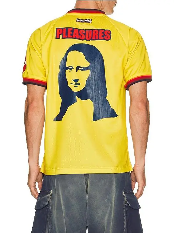 PLEASURES Mona Sport Jersey - Yellow