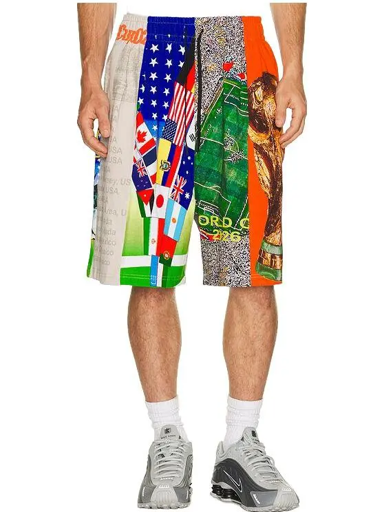 PLEASURES World Cup Wide Shorts - Multi