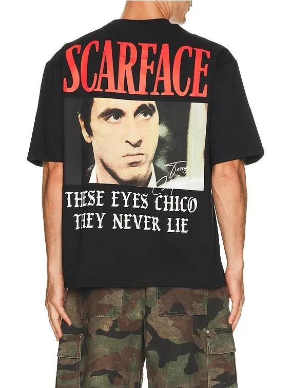 REASON Scarface Heavy Terry Tee - Black