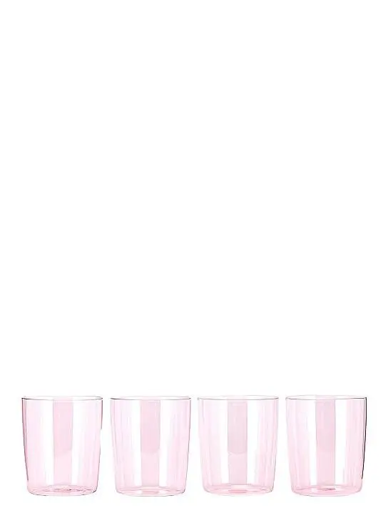 HAWKINS NEW YORK Essential Glass Medium Set Of 4 - Blush