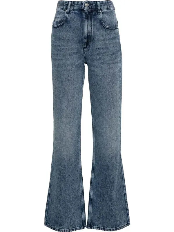 MARANT Belvira Flared High-waisted Jeans - Blue