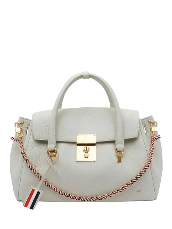 Thom Browne Bolton Tote Bag - White