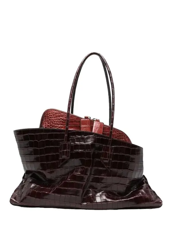 Attico La Passeggiata Medium Tote Bag - Red