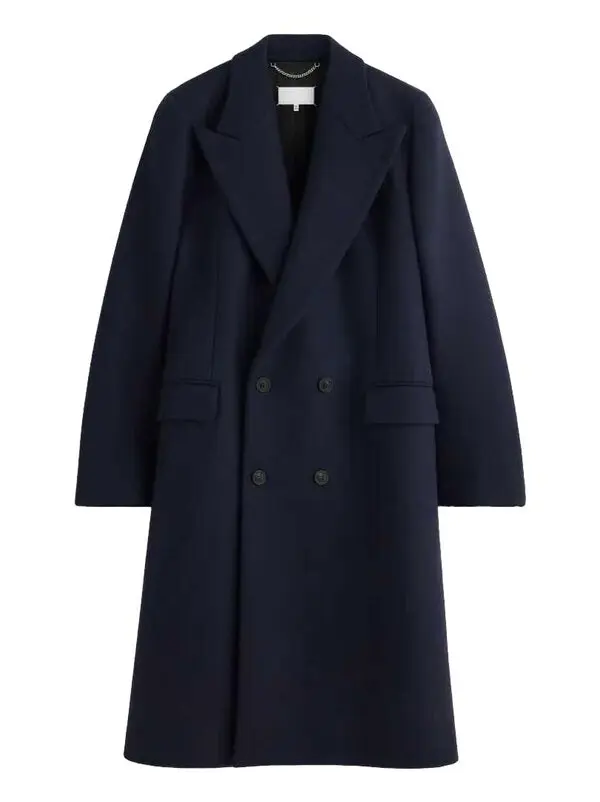 Brunello Cucinelli Kiton Double-breasted Coat - Blue