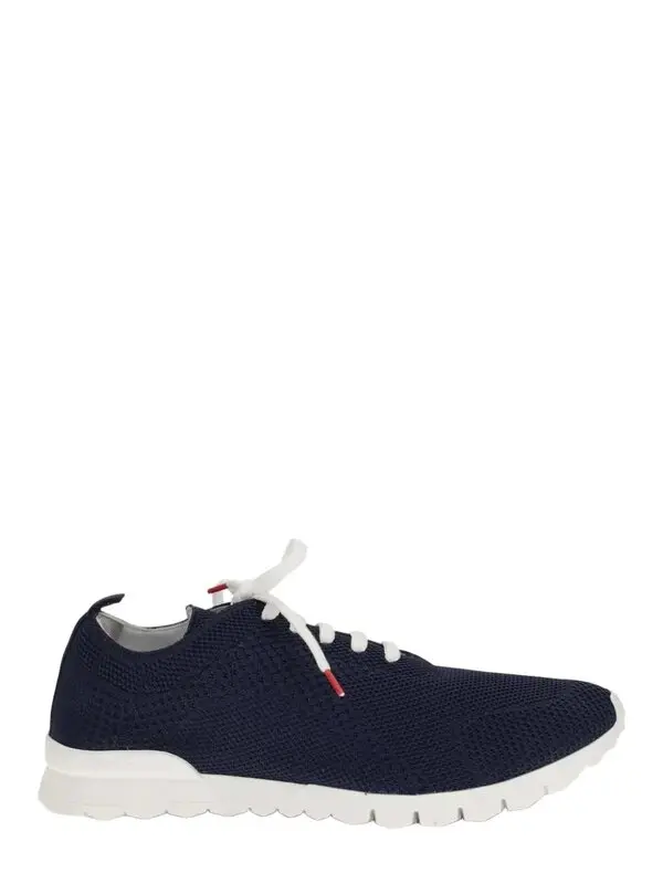 Kiton Knit Upper Lace-up Sneakers - Blue