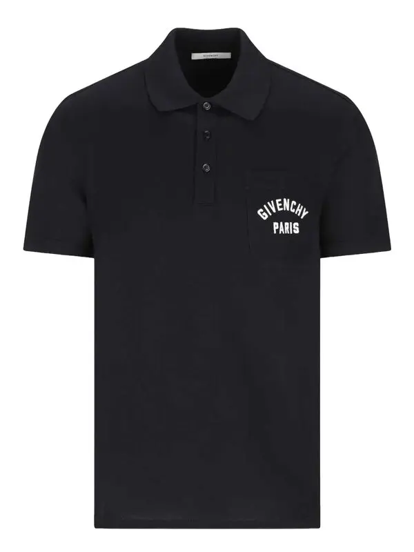 Brunello Cucinelli Logo Polo - Blue