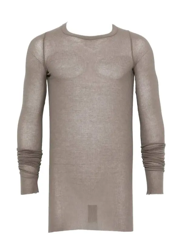 Rick Owens Long-sleeved T-shirt - Grey