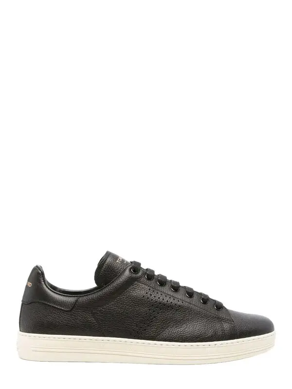 TOM FORD Warwick Calfskin Sneakers - Black
