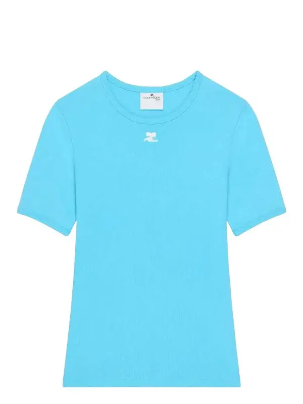 DIESEL® Printed Cotton T-shirt - Blue