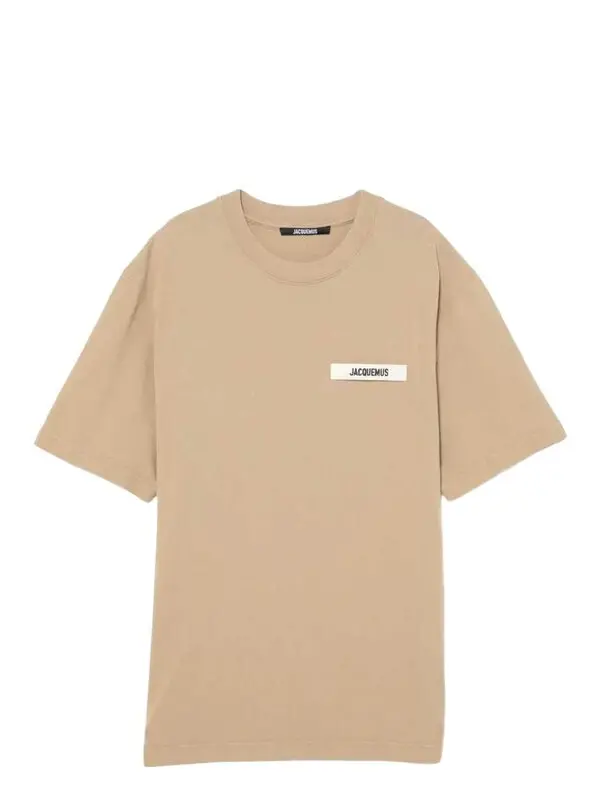 DIESEL® Printed Cotton T-shirt - Brown